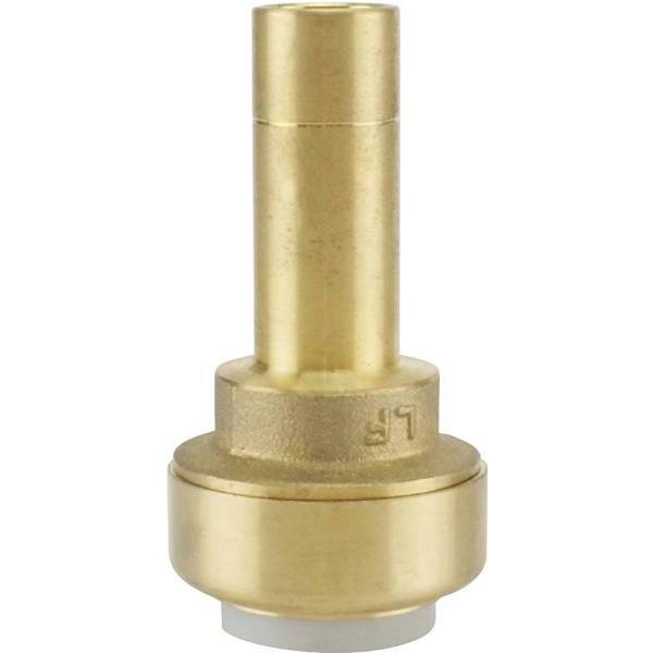 Tectite 1/2" Ips Brass Push-To-Connect X 1/2" Cts Street Transition ...