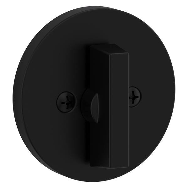 Kwikset 663 Series Matte Black Single-Sided Thumb Turn Deadbolt With ...