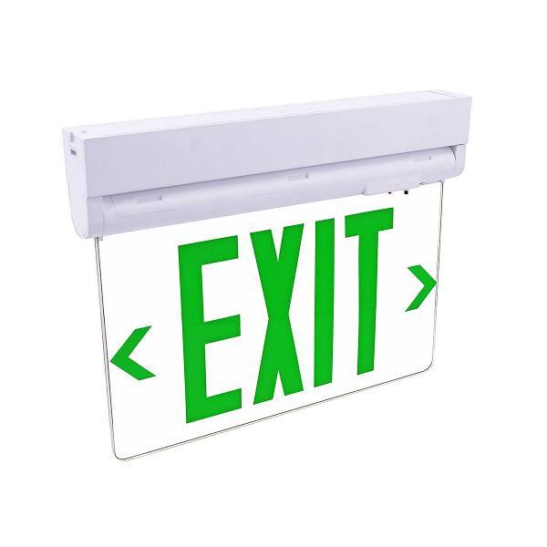 Ledone 3.5w 120-347 Volt Integrated Led Clear And Green Exit Sign | HD ...