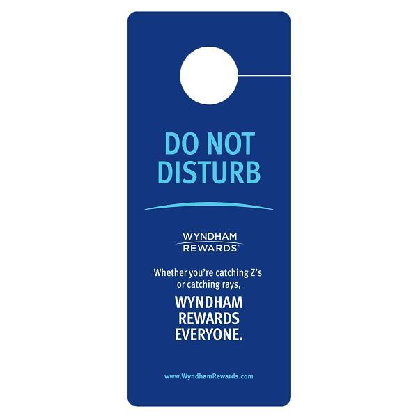 Wyndham Rewards Dnd Do Not Disturb Case Of 100 | HD Supply