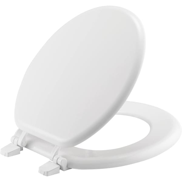 Plastic Closed Front Toilet Seat In White | HD Supply