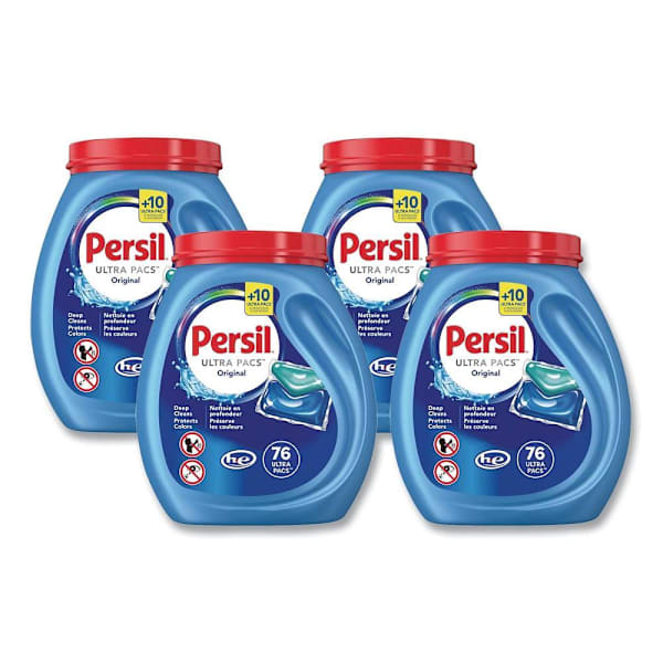 Persil Ultra Pacs Original Everyday Clean Laundry Detergent 76 Pods/Tub ...