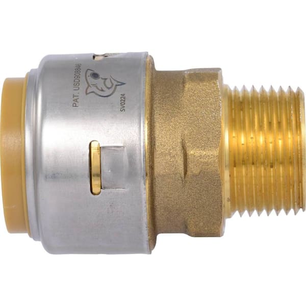 Sharkbite Max 1" Push X 3/4" Male Adapter | HD Supply