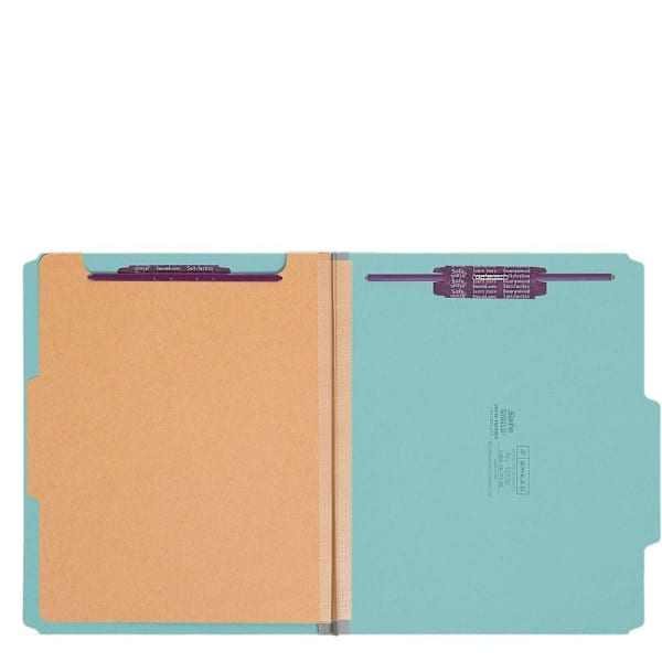 Smead Safeshield 2/5 Tab Classification Folder With Divider Package Of ...