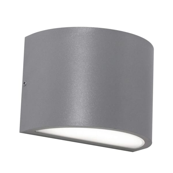 Afx Celia 5" LED Outdoor Wall Sconce, 27/30/35/40/50k, Textured Grey ...