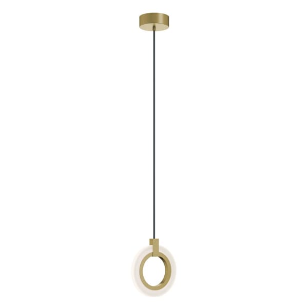Afx Halo 8" LED Pendant, 27/30/35/40/50k, Light Antique Brass | HD Supply