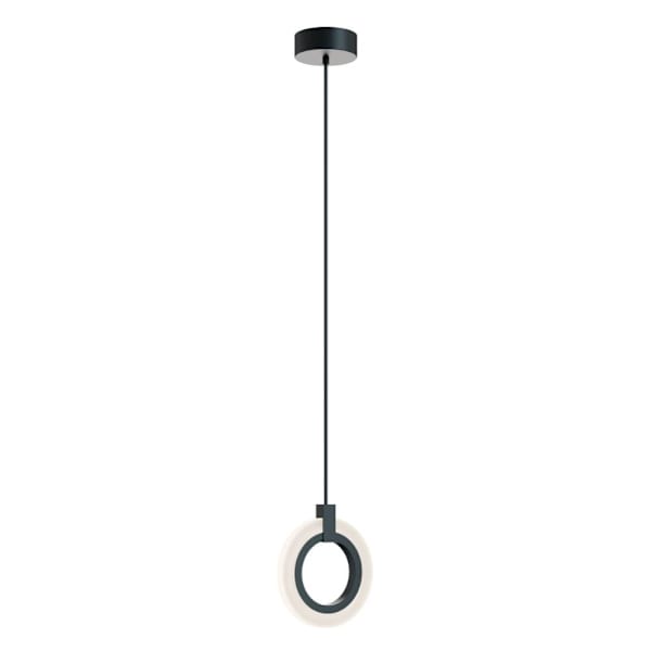 Afx Halo 8" LED Pendant, 27/30/35/40/50k, Black | HD Supply