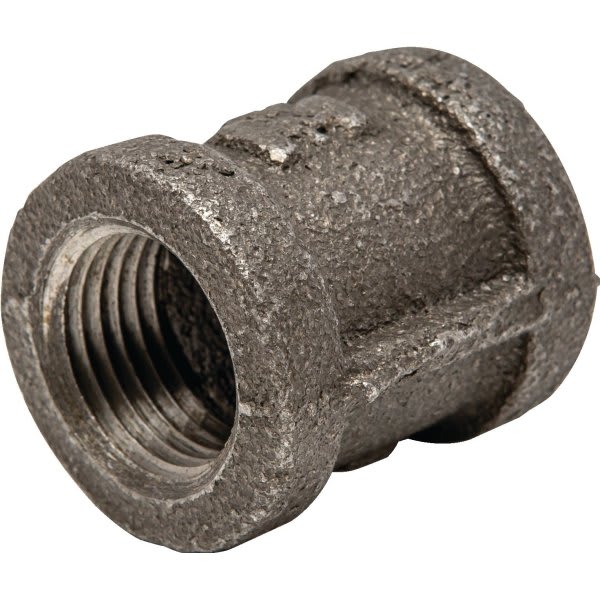 Mueller Streamline Black Malleable Iron Coupling, 1/2 X 1/2" | HD Supply