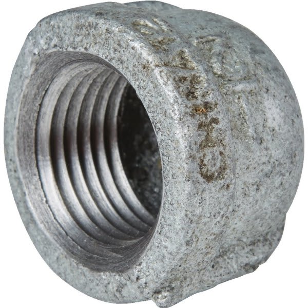 Mueller Streamline Galvanized Malleable Cap 1/2" | HD Supply