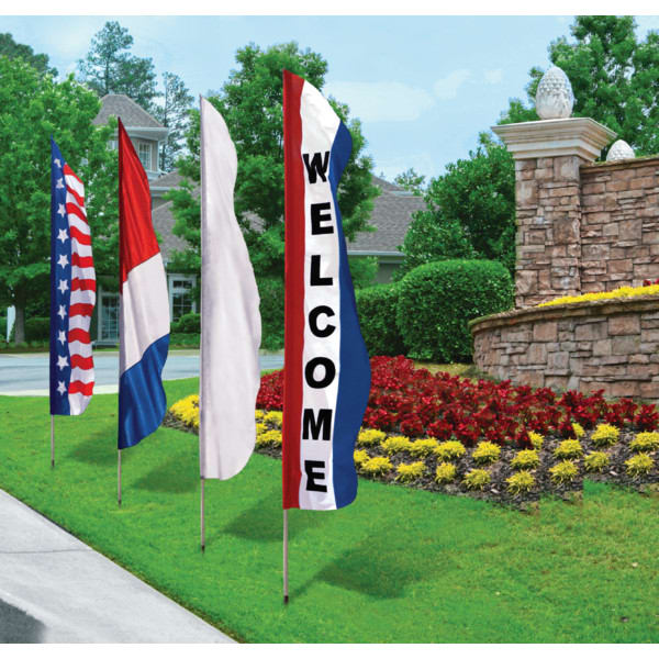 Flutter Flag, Patriotic, 12' | HD Supply