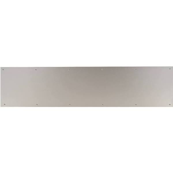 Don-Jo Satin Nickel Aluminum Door Kick Plate 8 In X 34 In | HD Supply